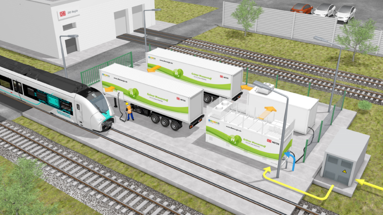 Deutsche Bahn und Siemens testen erstmals Wasserstoffzug und mobile ...